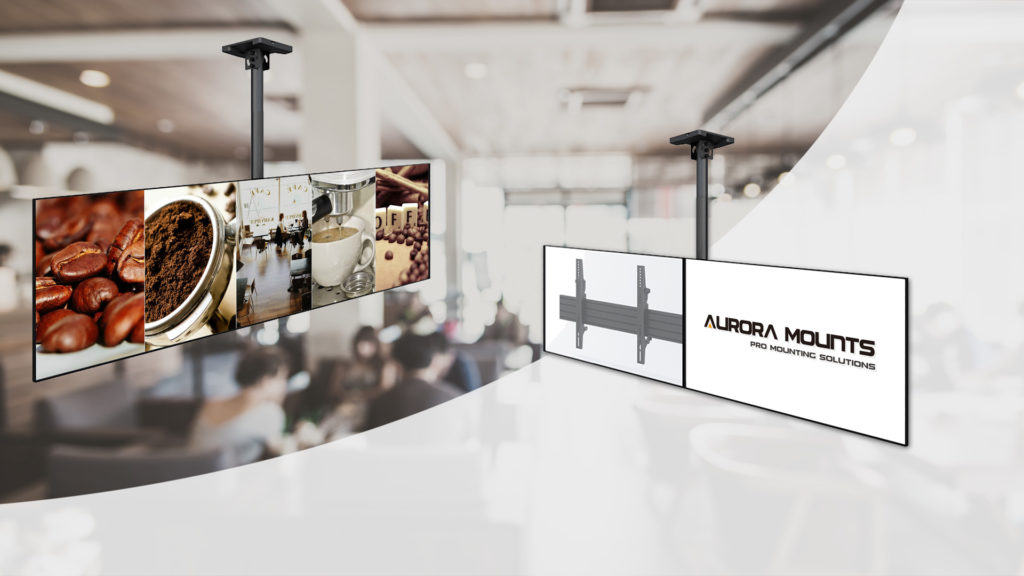 Aurora Mounts - Wall Monitor Mount, Digital Signage Wall Mount